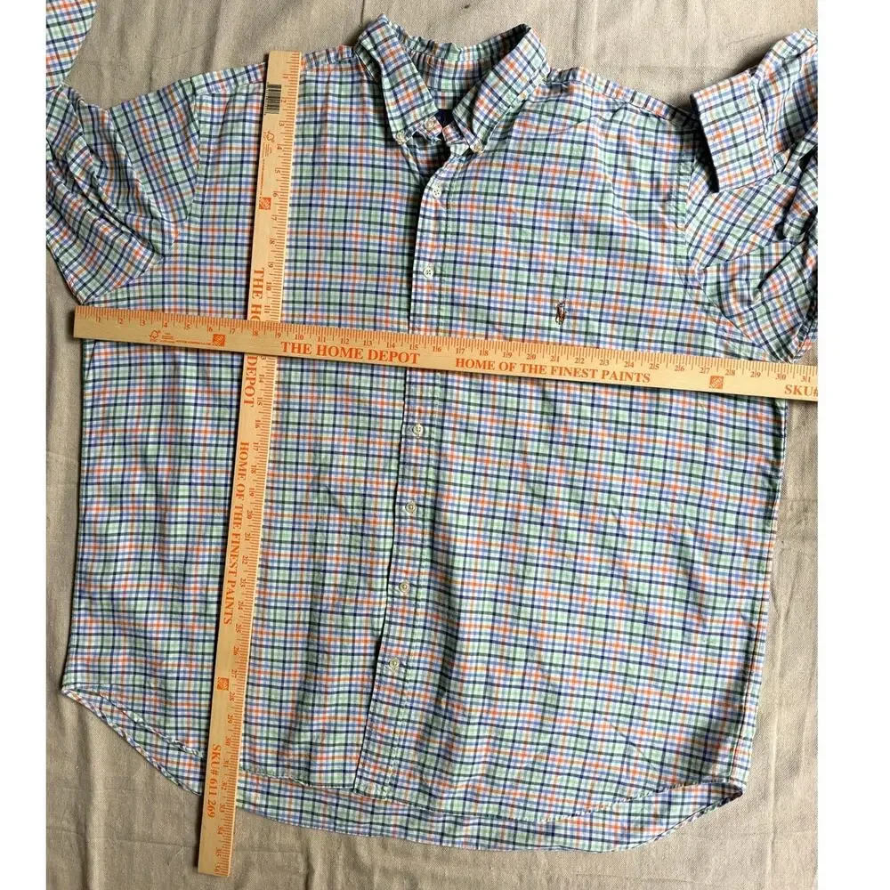 Polo Ralph Lauren | Shirts | Polo Ralph Lauren Mens 2xb Plaid Button ...